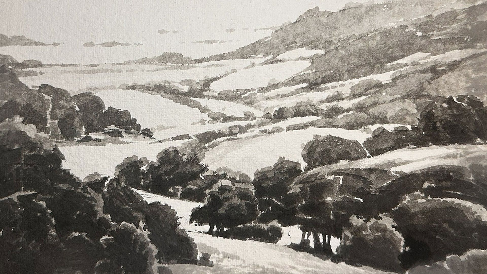 Ink Sketching: Landscapes | Aaron Limonick | Learn Squared