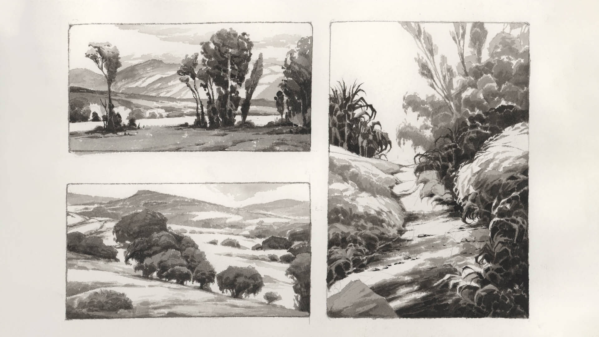 Ink Sketching: Landscapes | Aaron Limonick | Learn Squared